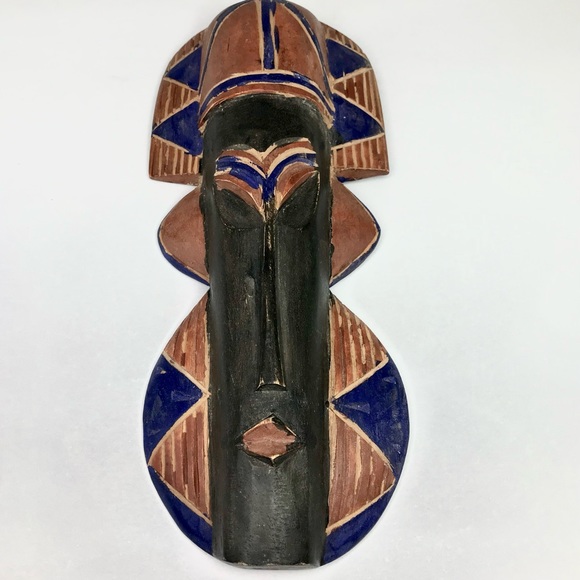 Pier 1 | Wall Decor | Ghana African Tribal Ceremonial Hat Mask Pier ...